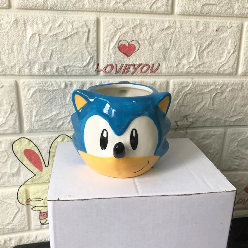 New Blue Mug Cartoon Sonic The Hedgehog Around High-value Creative ...