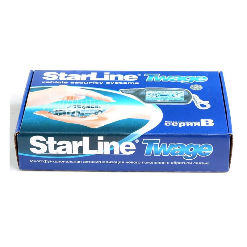 Only-For-Russian-Twage-StarLine-B9-2-Way-Car-Alarm-System-Engine-Start ...