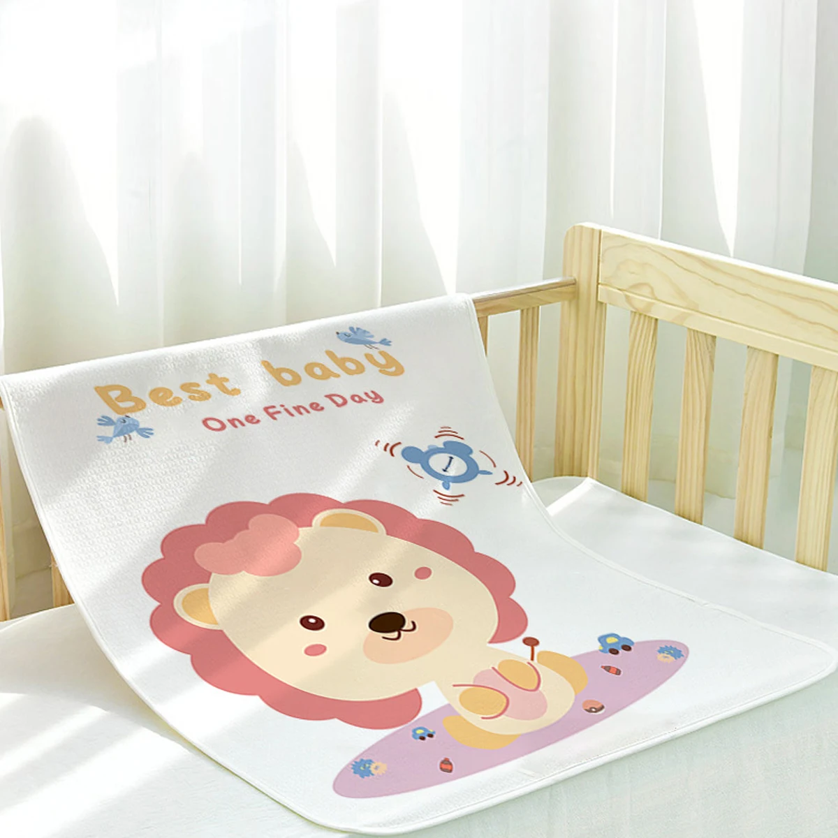 80x100cm-Baby-cotton-Changing-Mat-Cartoon-Waterproof-Baby-sheet ...