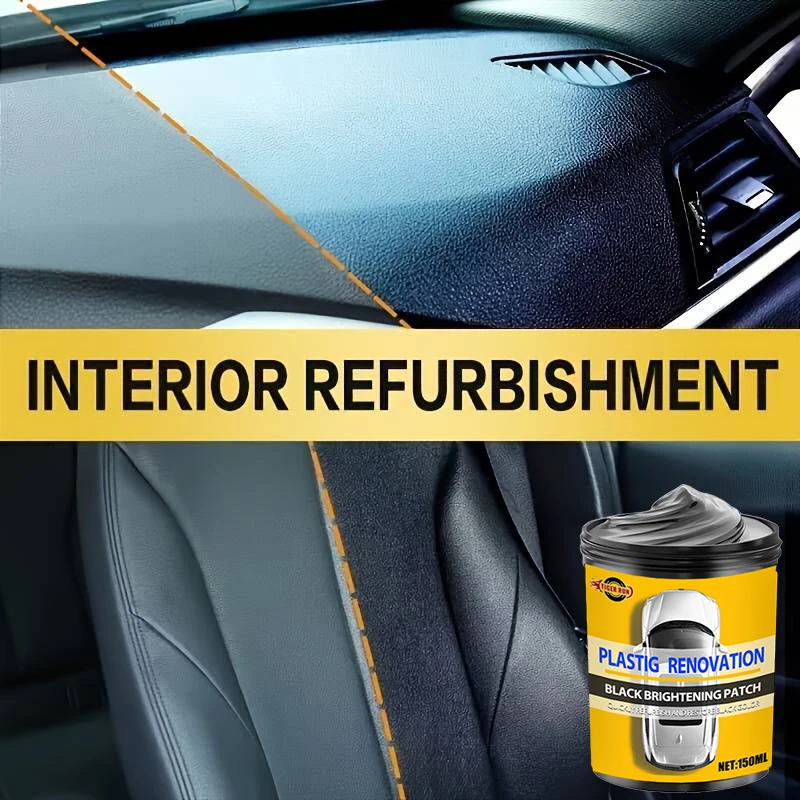 Auto-Kunststoff-Restaurator, zurück zu schwarz, glänzend, Auto ...