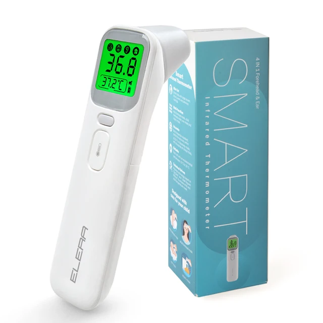 ELERA Infrared Digital Thermometer Forehead Ear Body Fever Termometre ...