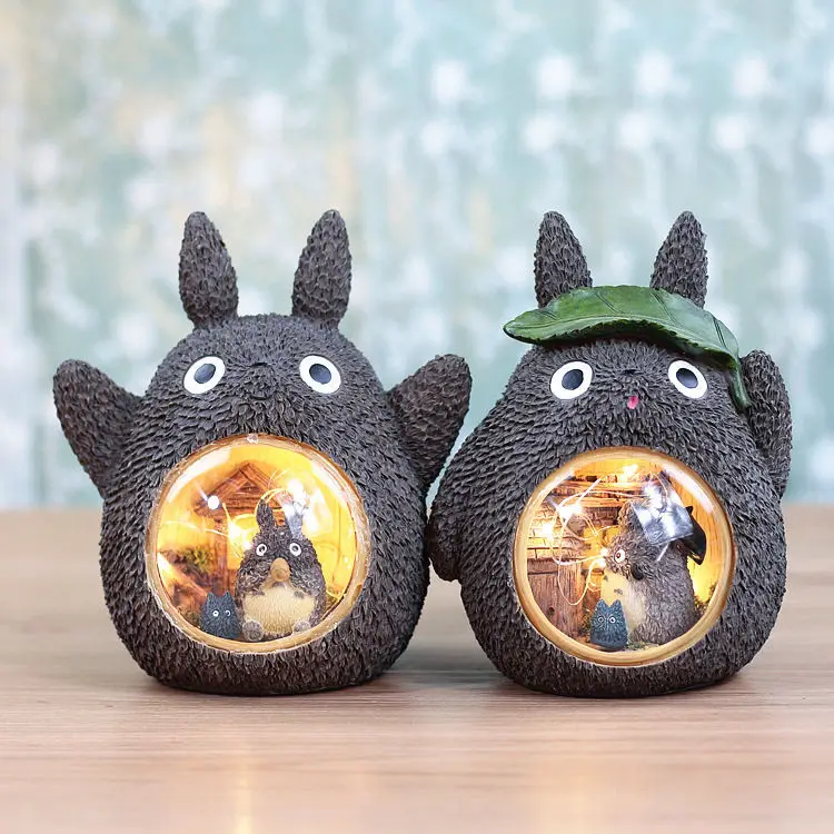 Creative Totoro Figure Lamp Mini Star Totoro Switch Light Night Led ...