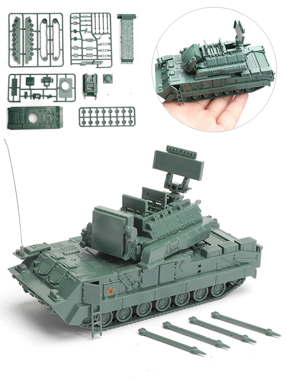 ViiKONDO-Toy-Tank-Model-Kit-1-72-Scale-China-HQ-17-Antiaircraft-Missile ...