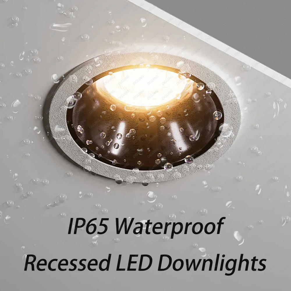 Luces de techo LED impermeables integradas, focos empotrables LED ...