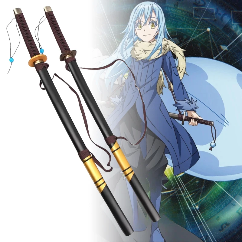 Tamaño Real Rimuru Tempest Katana Anime reencarnado Slime Cosplay Prop ...