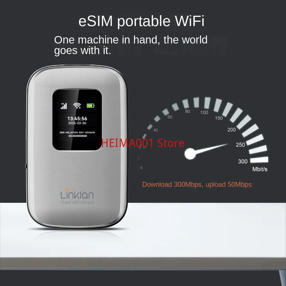 ESIM Portable WiFi Global Network Supports Unlimited Write In, Card ...