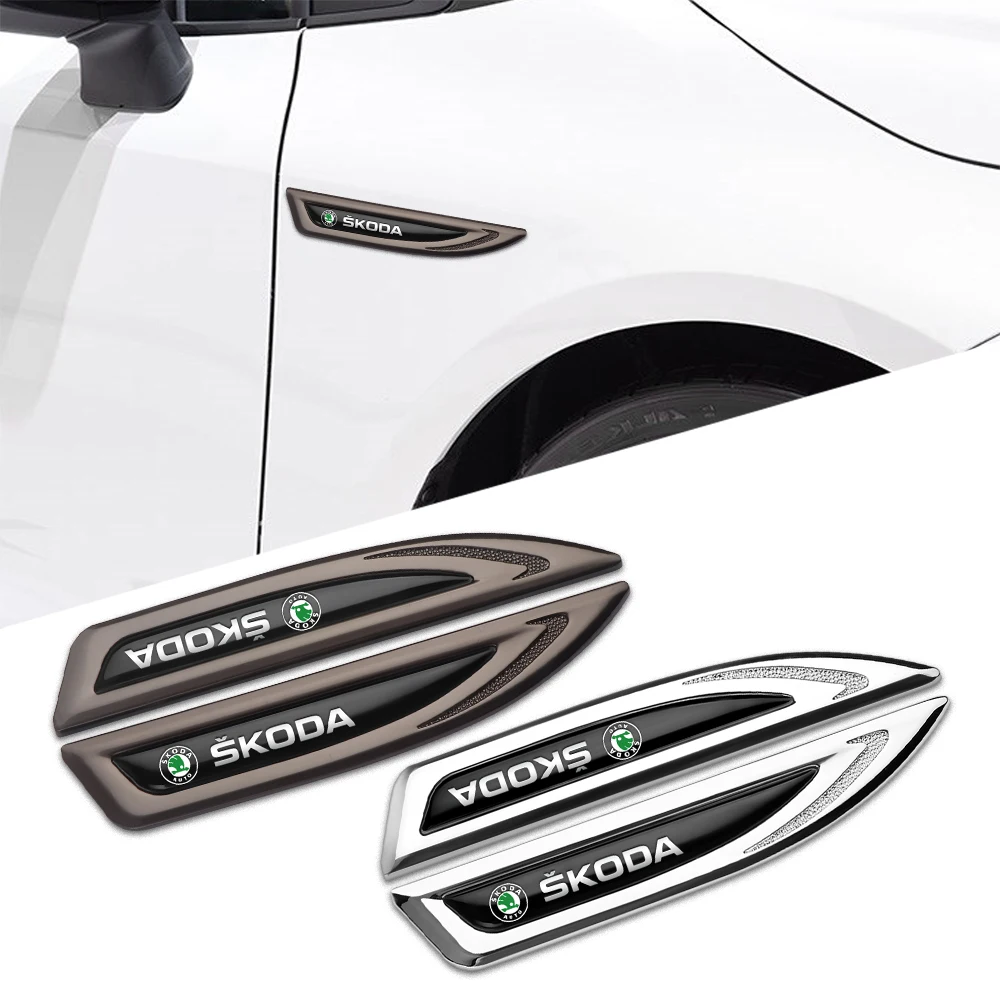 2pcs-Car-Styling-Side-Door-Body-Fender-Stickers-Knife-Badges-Decoration ...