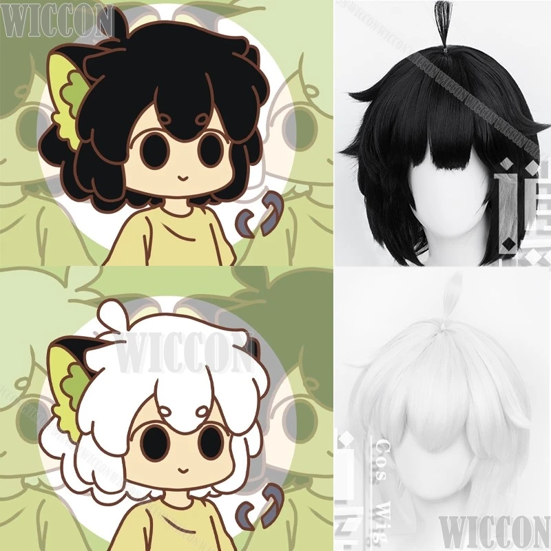 Luo Xiaohei Hei Anime The Legend of LUOXIAOHEI Cosplay Black White Wig ...
