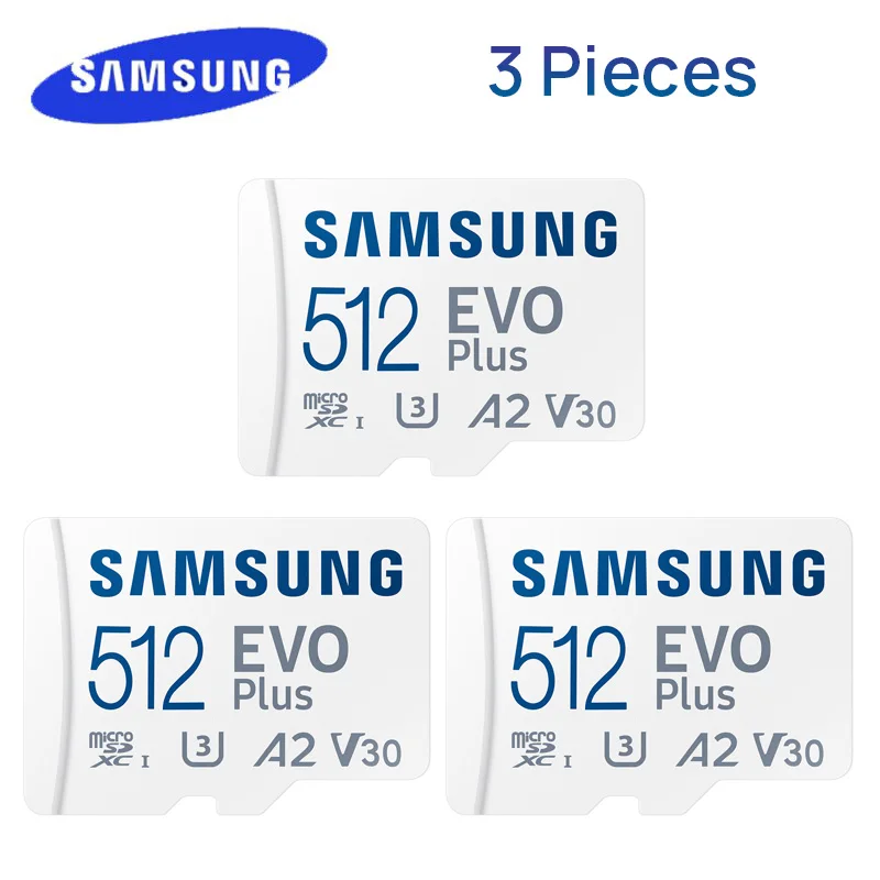 SAMSUNG-Wholesale-3pcs-512GB-EVO-Plus-Micro-SD-Card-Memory-Card-64GB ...