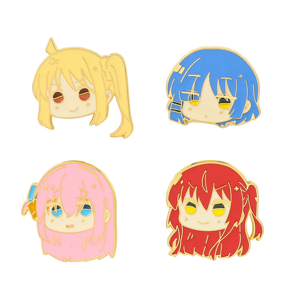 Bocchi-the-Rock-Anime-Character-Hard-Enamelled-Brooch-Pin-Cute-Clothing ...