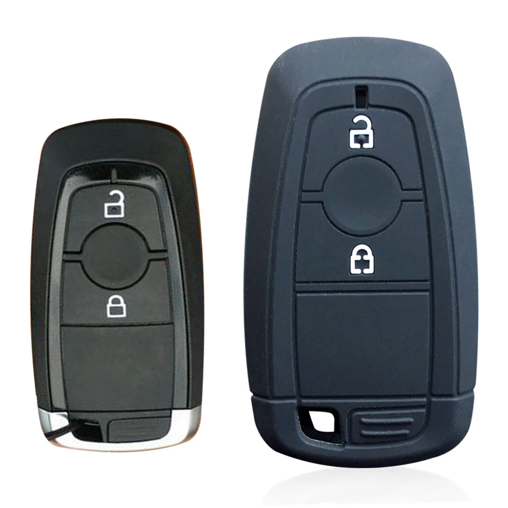 Silicon-Remote-Key-Case-Cover-Holder-Keychain-For-Ford-Kuga-Ecosport ...