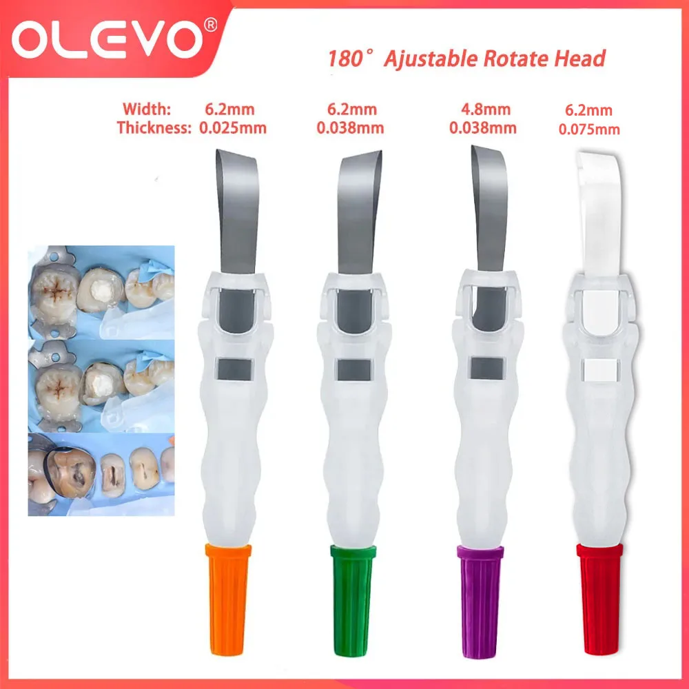 OLEVO-Dental-Pro-Matrix-Bands-Matrices-Ring-Metal-Composite-Restoration ...