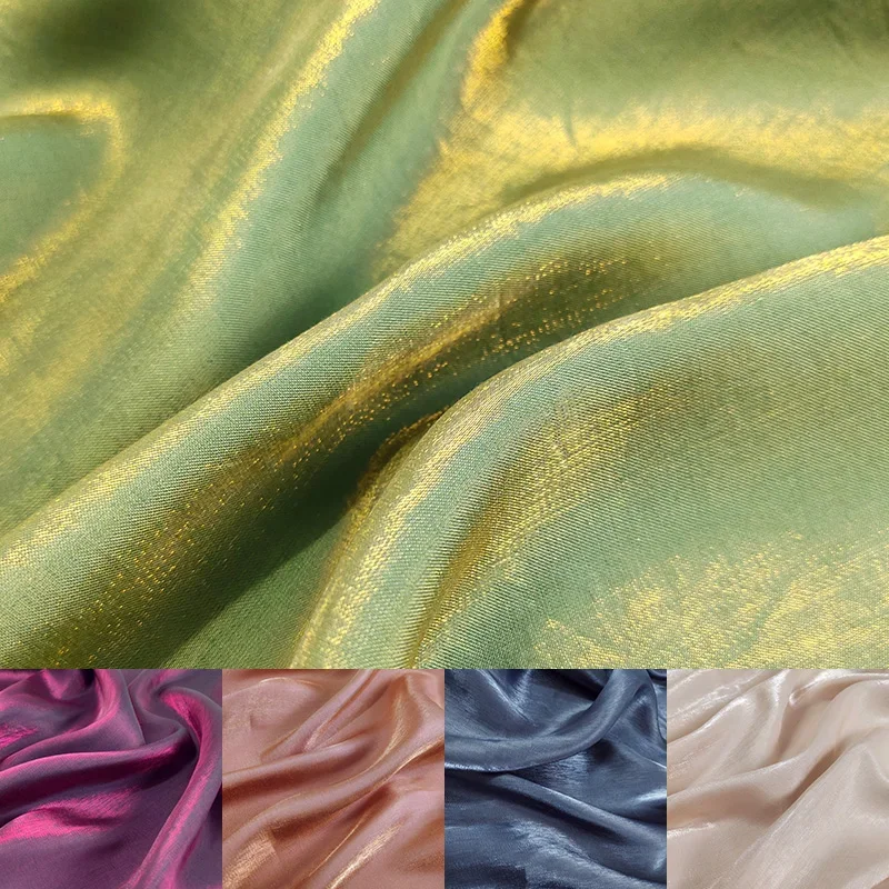 Glazed-Silk-Satin-Gradient-Fabric-Hanfu-Wedding-Dress-Background-Cloth ...