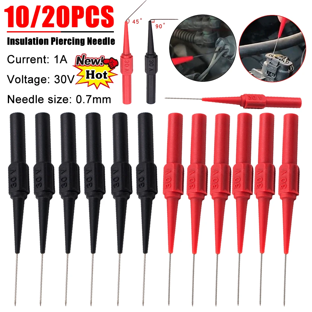10-20pcs-Insulation-Piercing-Needle-Non-destructive-Multimeter-Test ...