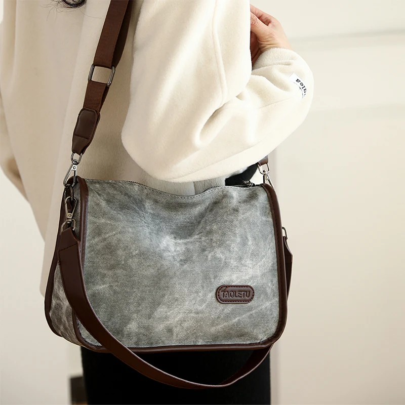 High Quality Solid Large Capacity Shoulder Crossbody Bags for Women ...