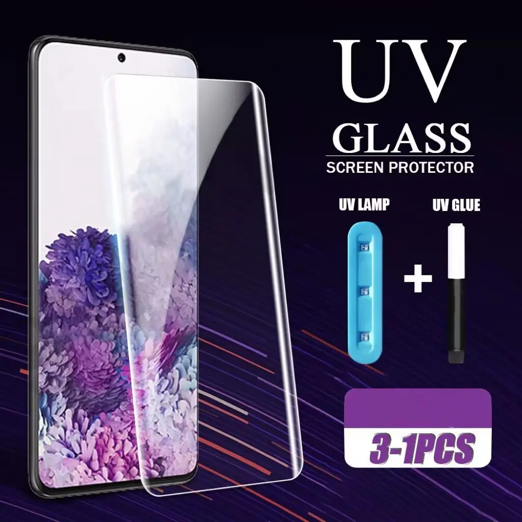 UV-Tempered-Glass-Film-For-iphone-13-11-12-Pro-Max-Screen-Protector ...
