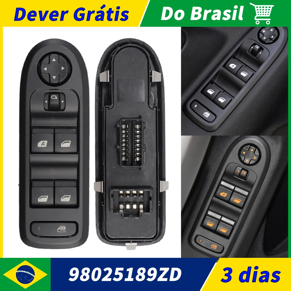 SORGHUM-98025189ZD-Bot-o-do-espelho-do-interruptor-de-controle-da ...