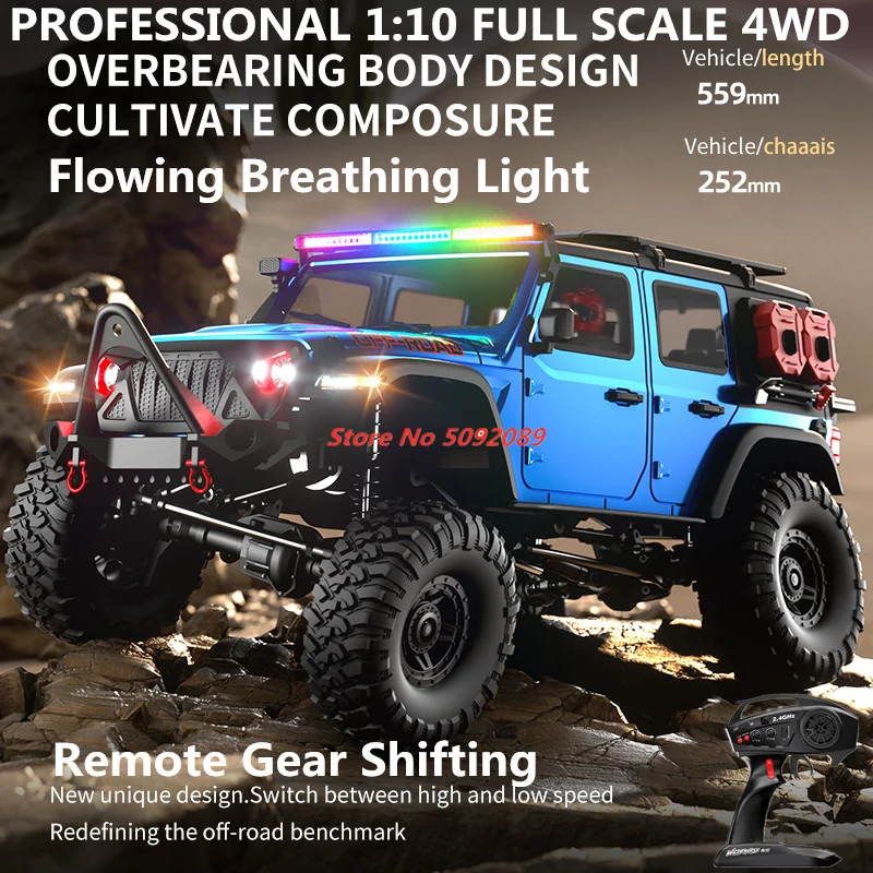 56CM-Large-2-4G-1-10-Full-Scale-Rc-Climbing-Car-Rtr-Version-Remote ...