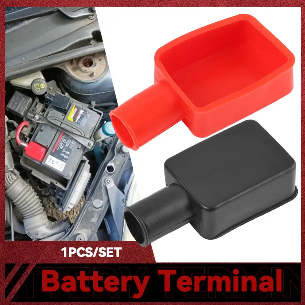 1-Pair-Universal-Car-Battery-Terminal-Cap-Boot-Negative-Positive ...