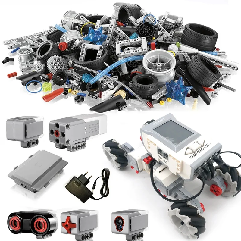 EV3-Mindstorms-piezas-electr-nicas-de-ultrasonido-juguete-de-bloques-de-construcci-n-educativos ...