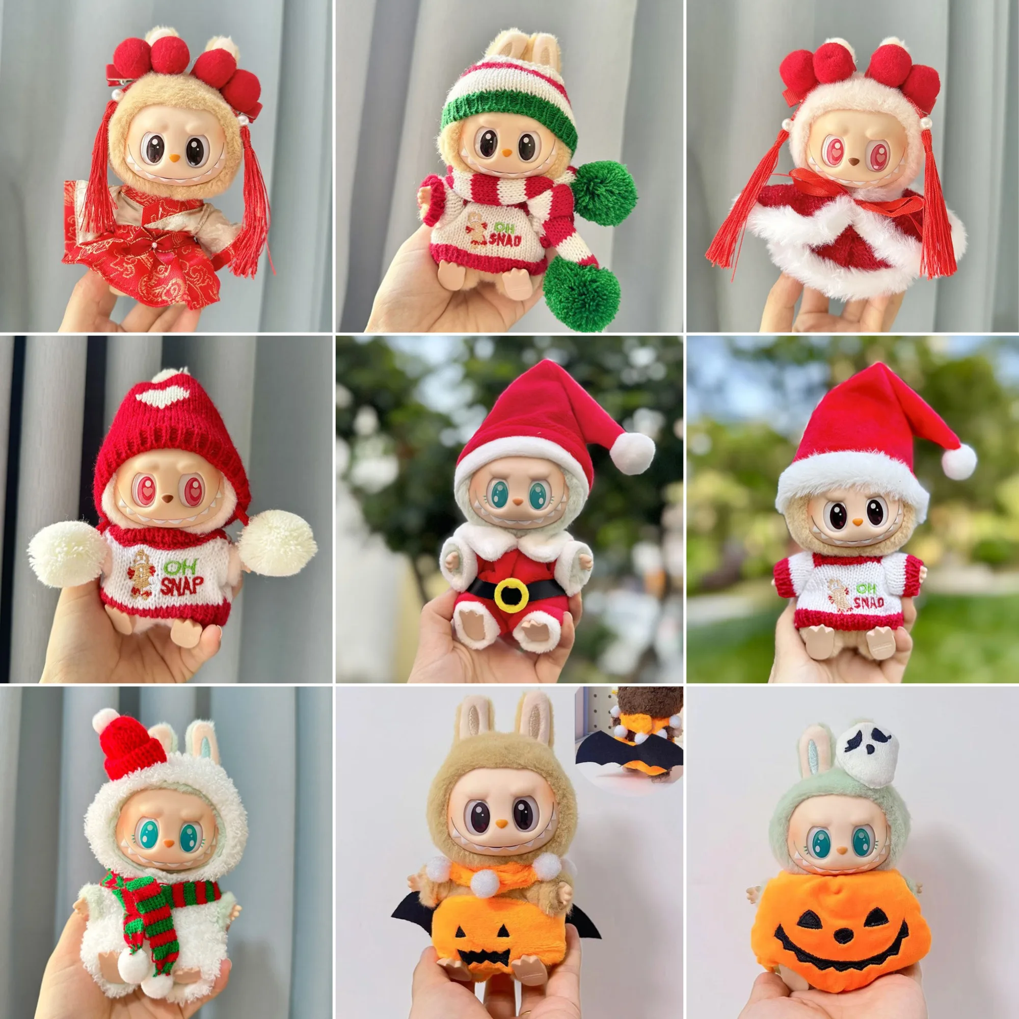 Halloween Costumes New Year and Christmas Sets for 15/17cm 1st3rd Gen ...