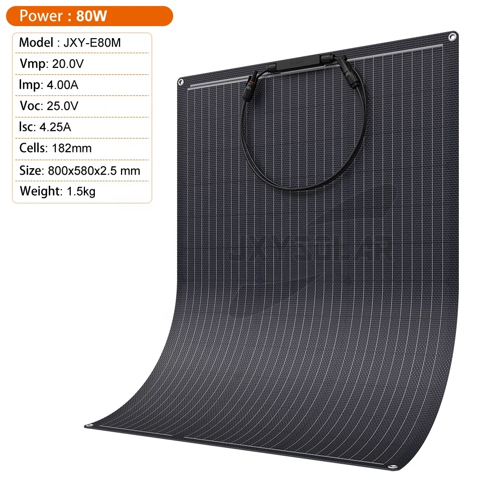 80-Watt-20-Volt-Flexible-Solar-Panels-Precision-Engineered-Modules-for ...