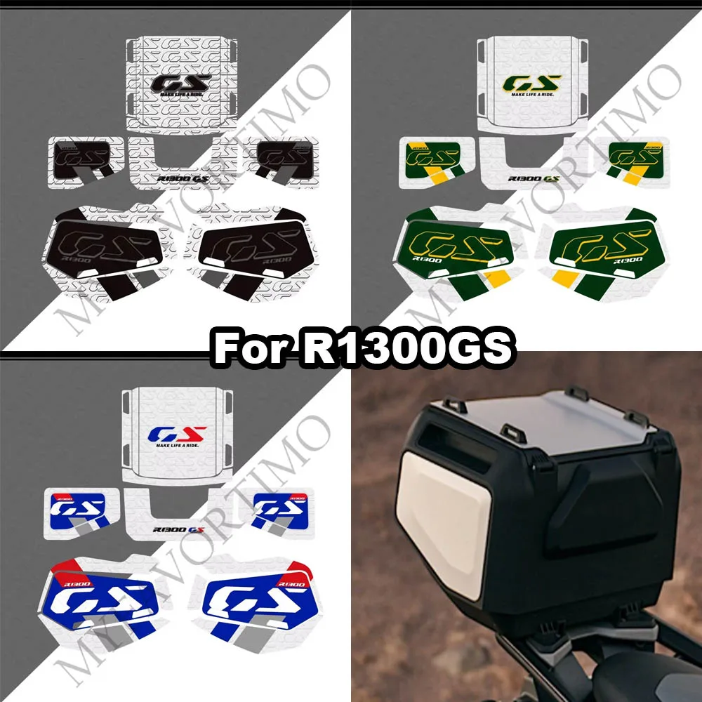Motorcycle Top box side luggage case stickers Panniers trunk protection ...