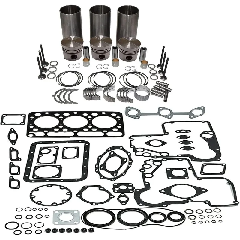 Overhaul Rebuild kits For Kubota D750 D750B Engine Bobcat 453C 443 ...