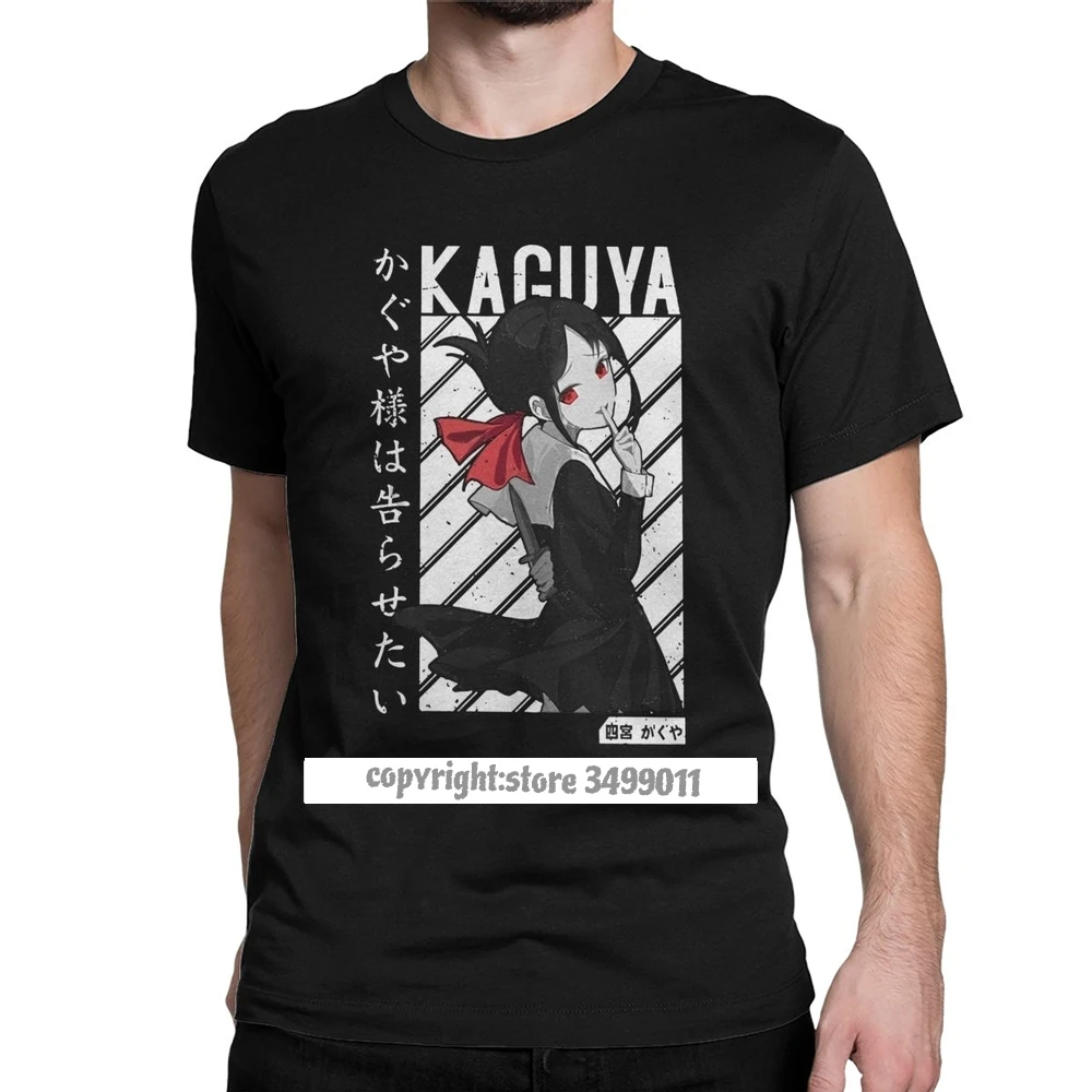 Anime Kaguya-sama Love Is War Shinomiya Tee Shirts Men Novelty Cotton ...