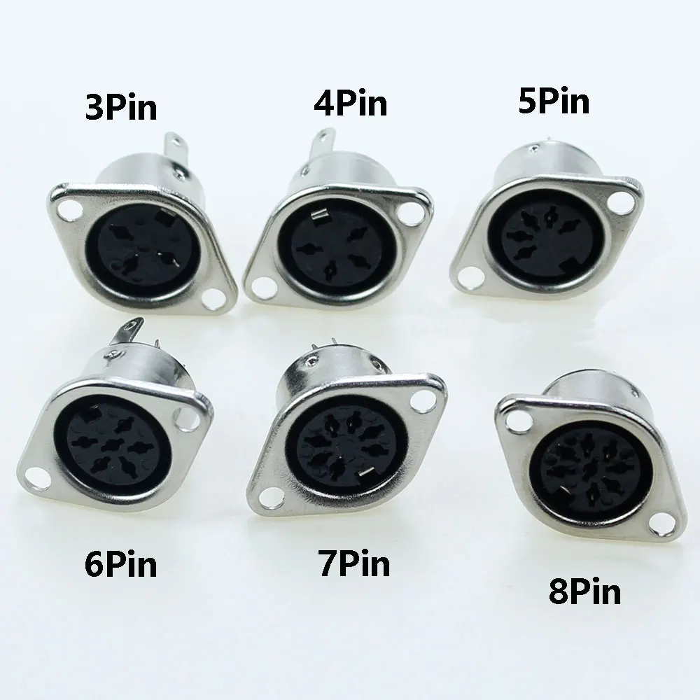 S terminal computer keyboard DIN socket 3 4 5 6 7 8p / core 8-pin MIDI ...