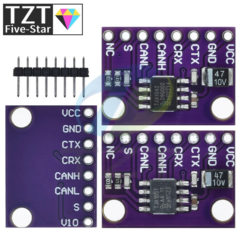 TZT 1/3PCS TJA1042 TJA1051 고속 저전력 소비 및 CAN 트랜시버 모듈 TJA1051T TJA1042 ...