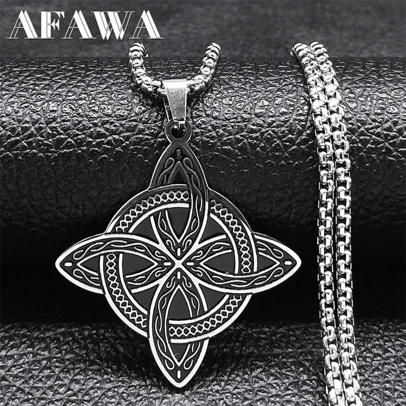 Witchcraft-Celtic-Witch-Knot-Pendant-Necklace-for-Women-Men-Stainless ...