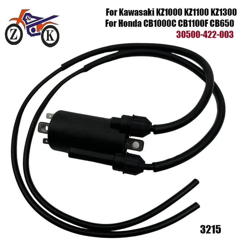Ignition Coil For Kawasaki KZ1000 KZ1100 KZ500 KZ550 KZ650 KZ750 Moto ...