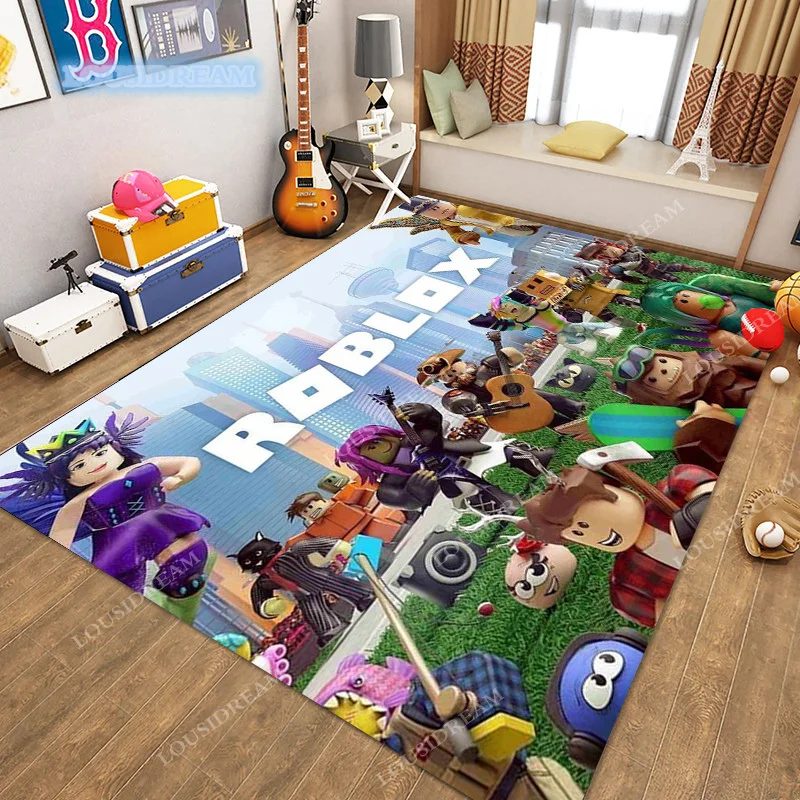 Robloxx Carpet Bedroom Bedside Sofa Floor Mat Bathroom Door Mat ...