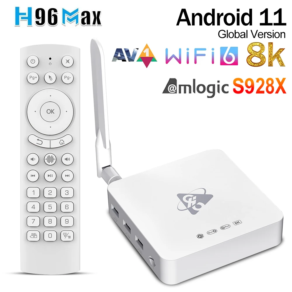 H96-MAX-M12-Android-11-Amlogic-S928X-Smart-TV-Box-1000M-USB3-0-Wifi-6 ...