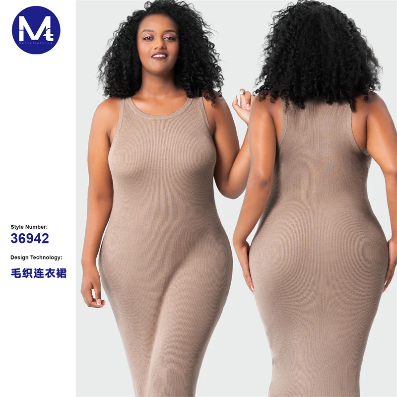 Ribbed-Knitted-Autumn-Black-Maxi-Dress-Women-2023-Party-Bodycon-Long-Dress-Round-Neck-Tight ...