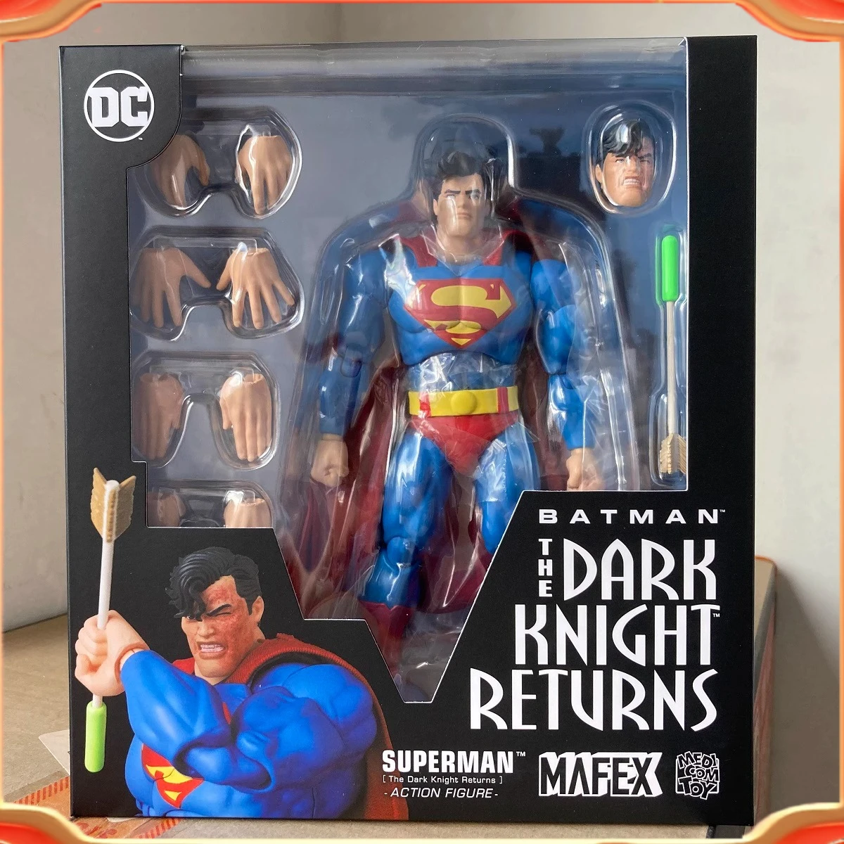 In-stock MAFEX DC Black Suit Superman from The Dark Knight Returns 6 ...