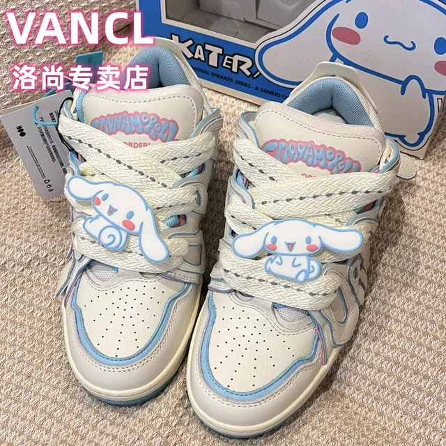 Hello Kitty Fashion Casual Sneakers Sanrio High Rise Sneakers Kawaii ...