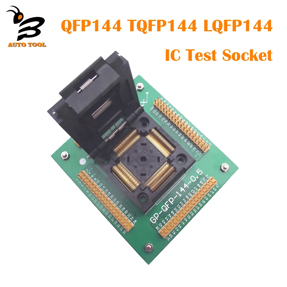QFP144 TQFP144 LQFP144 PQFP128 IC Test Socket GP QFP144 0.5 Programming ...
