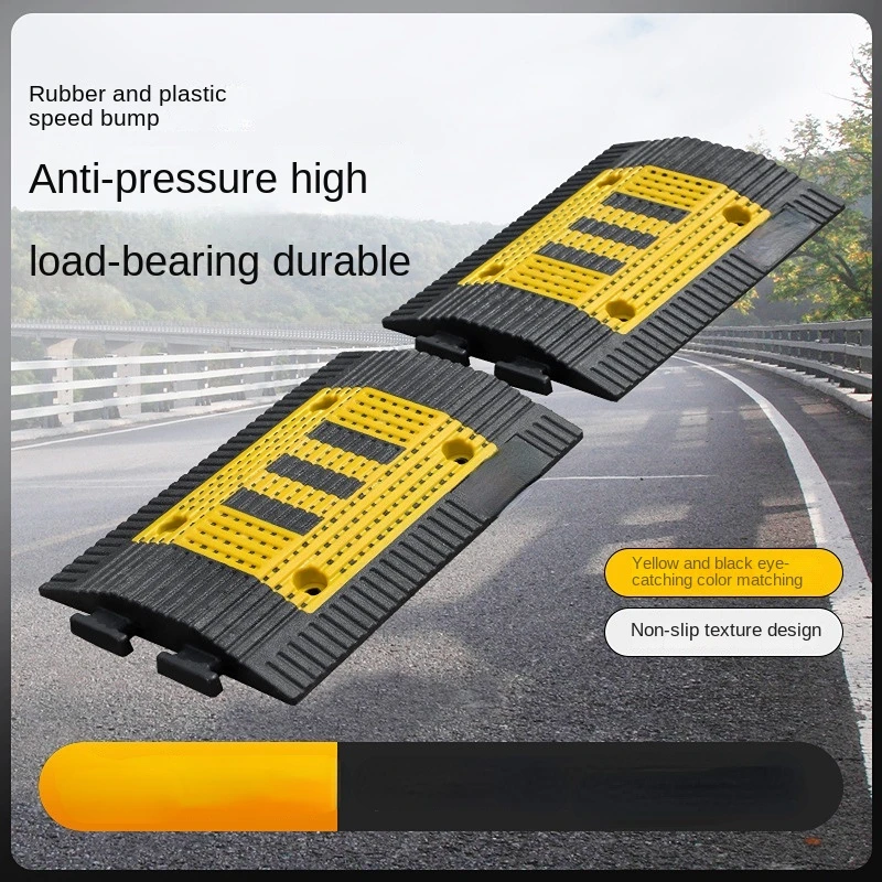 Thickened Rubber Deceleration Belt Ramp Highway Speed Bump Junction Car ...