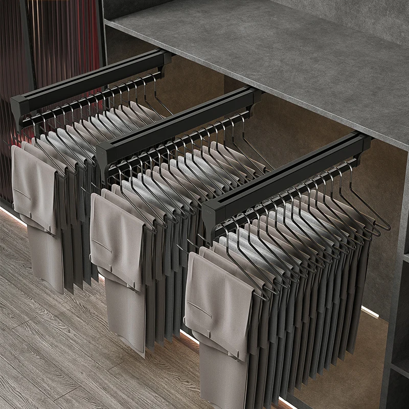 Wardrobe-Pants-Rack-Trousers-Holder-Cabinet-Clothes-Storage-Racks ...