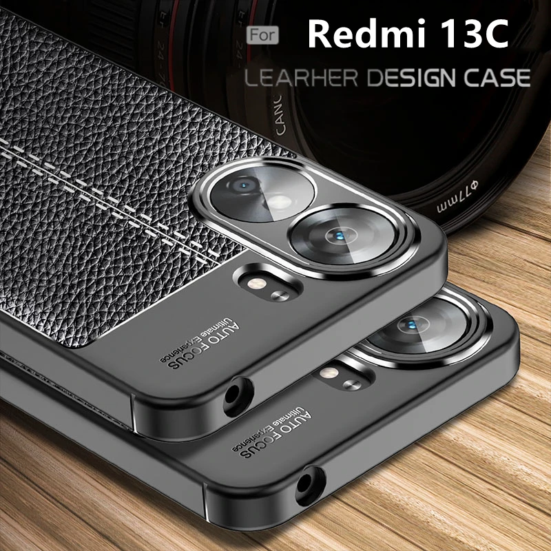 For Xiaomi Redmi 13C Case Cover Redmi 13C Cover Capas New Bumper Back ...