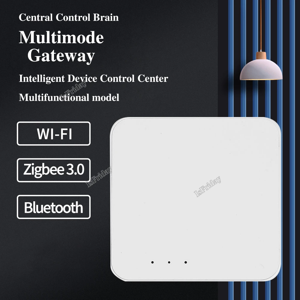 Tuya Zigbee Hub Smart Gateway Wi-Fi Bluetooth Mesh Muti-Mode Wireless Bridge For Smart Home var ...