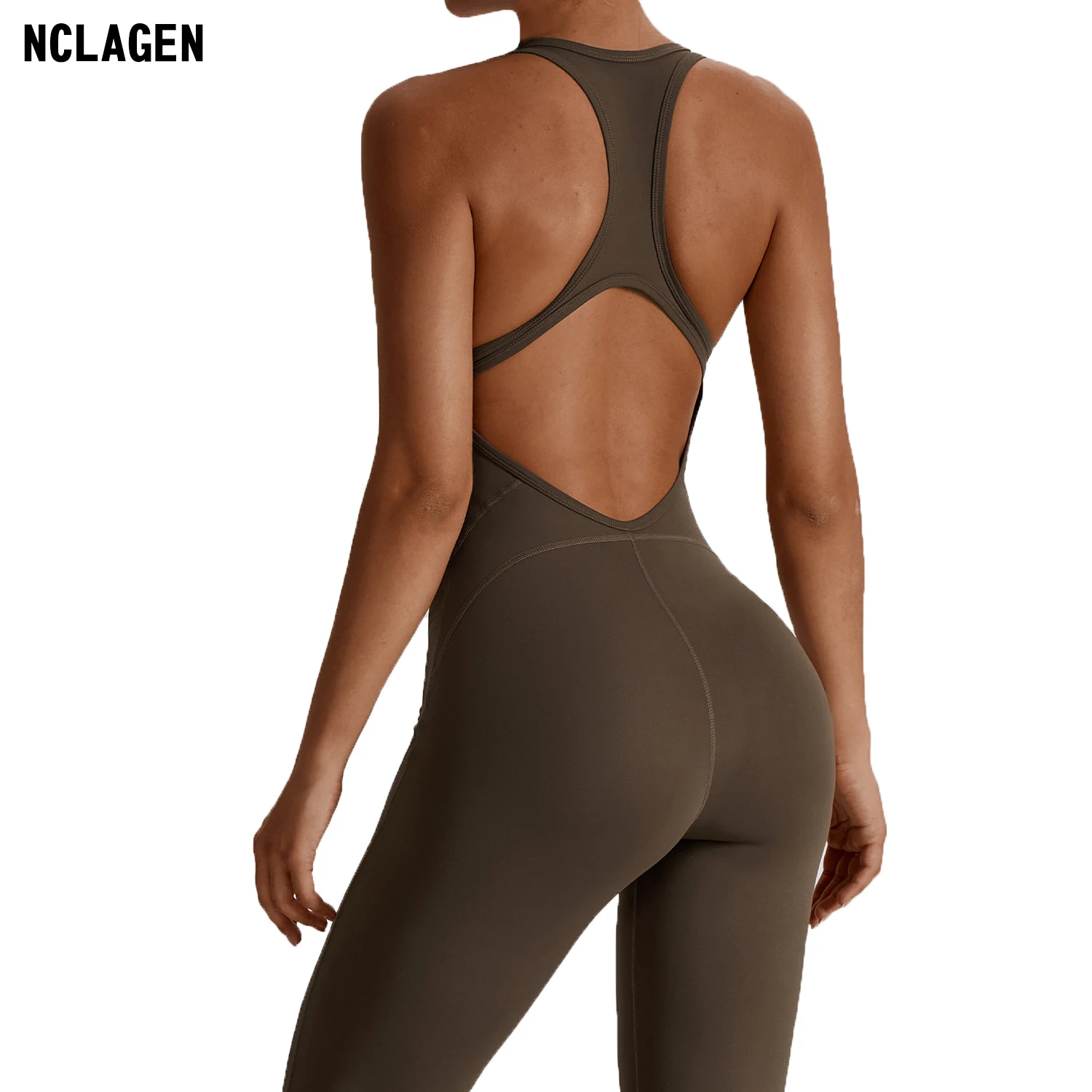 NCLAGEN-GYM-Romper-Backless-Set-Fitness-Bodysuit-Siamese-Sportswear-Women-Jumpsuit-Buttery-Soft ...