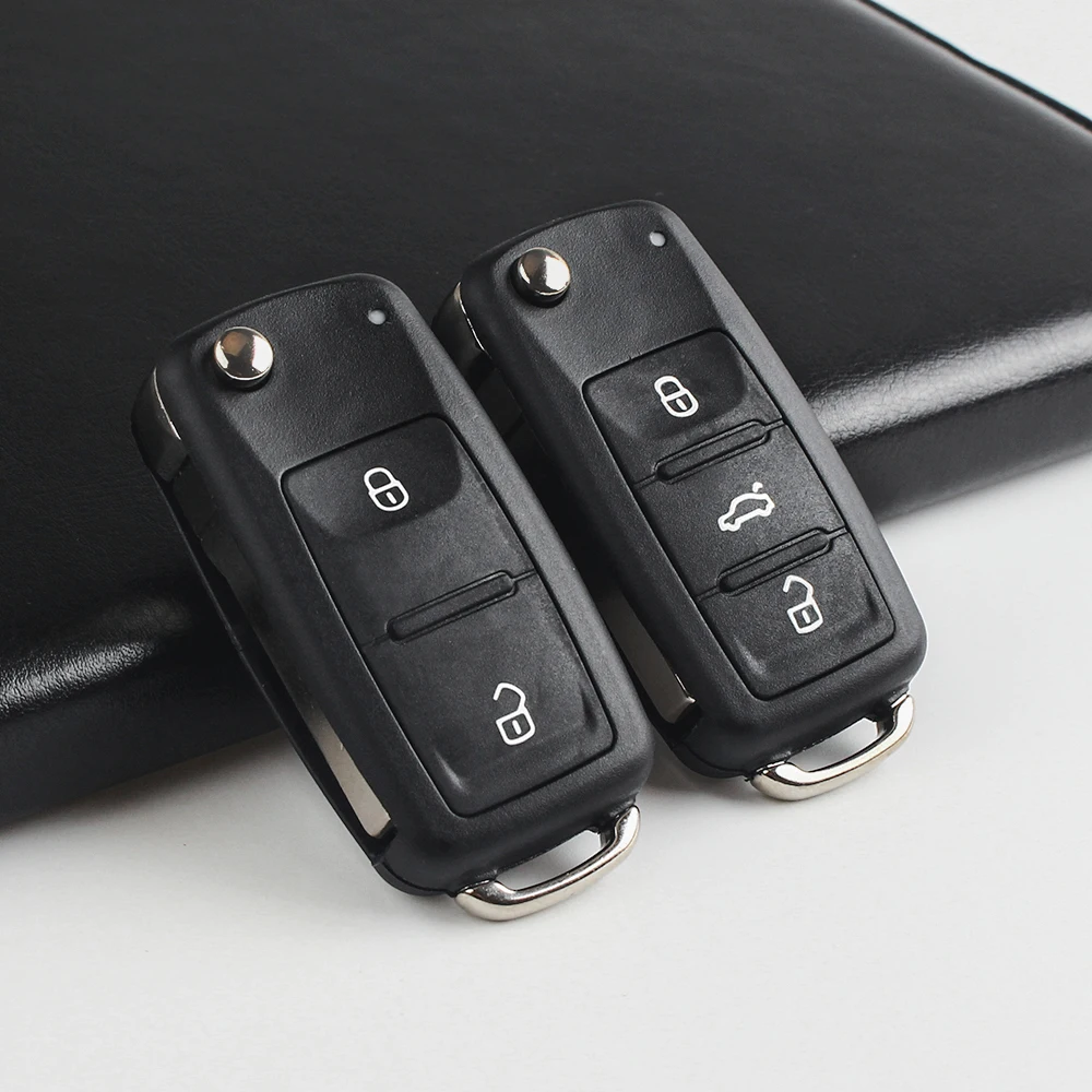 Other Parts & Accessories - 3 Button Folding Remote Car Key Shell Flip ...