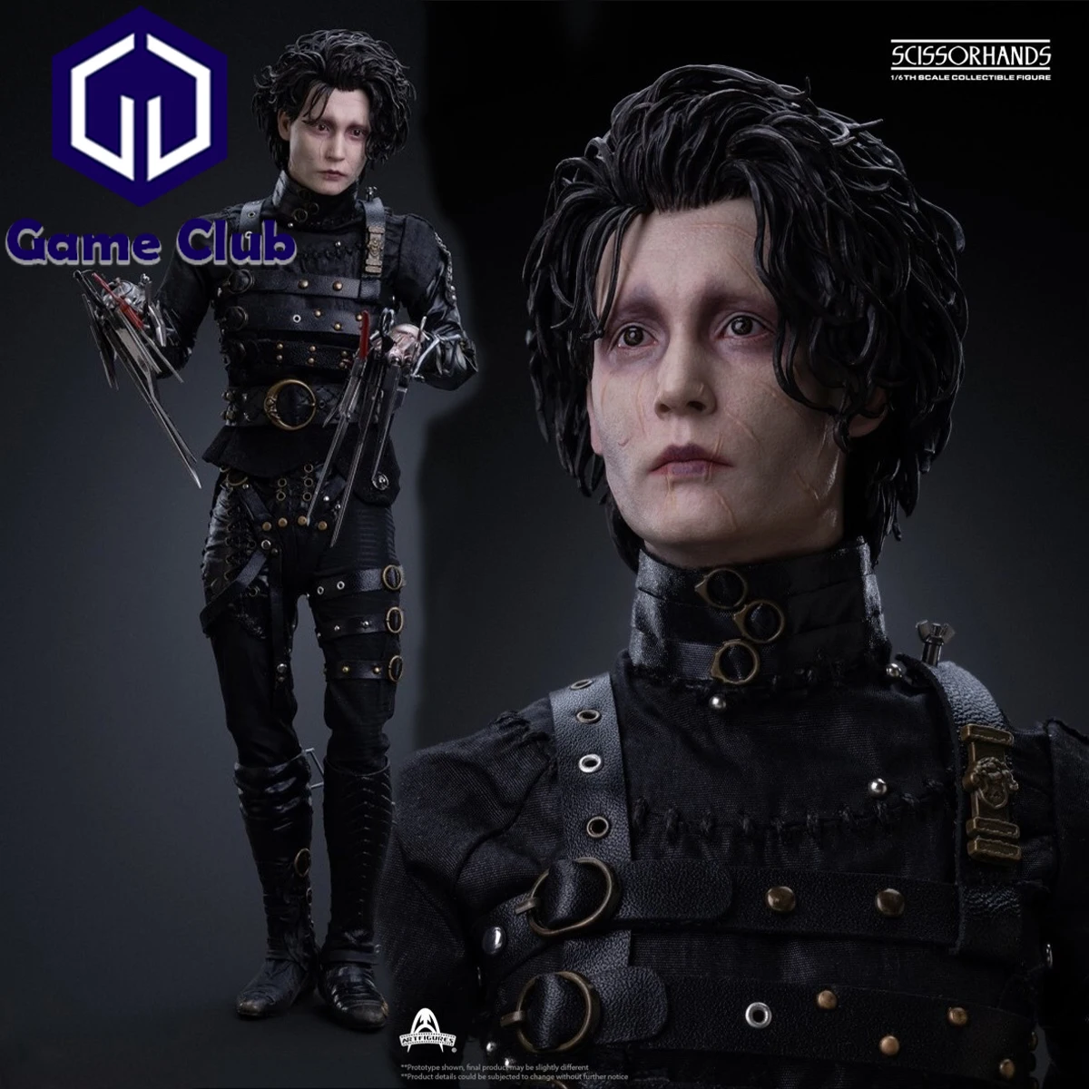 Original-Art-Figures-AF029-1-6-Scissorhands-Johnny-Depp-Model-Full-Set ...