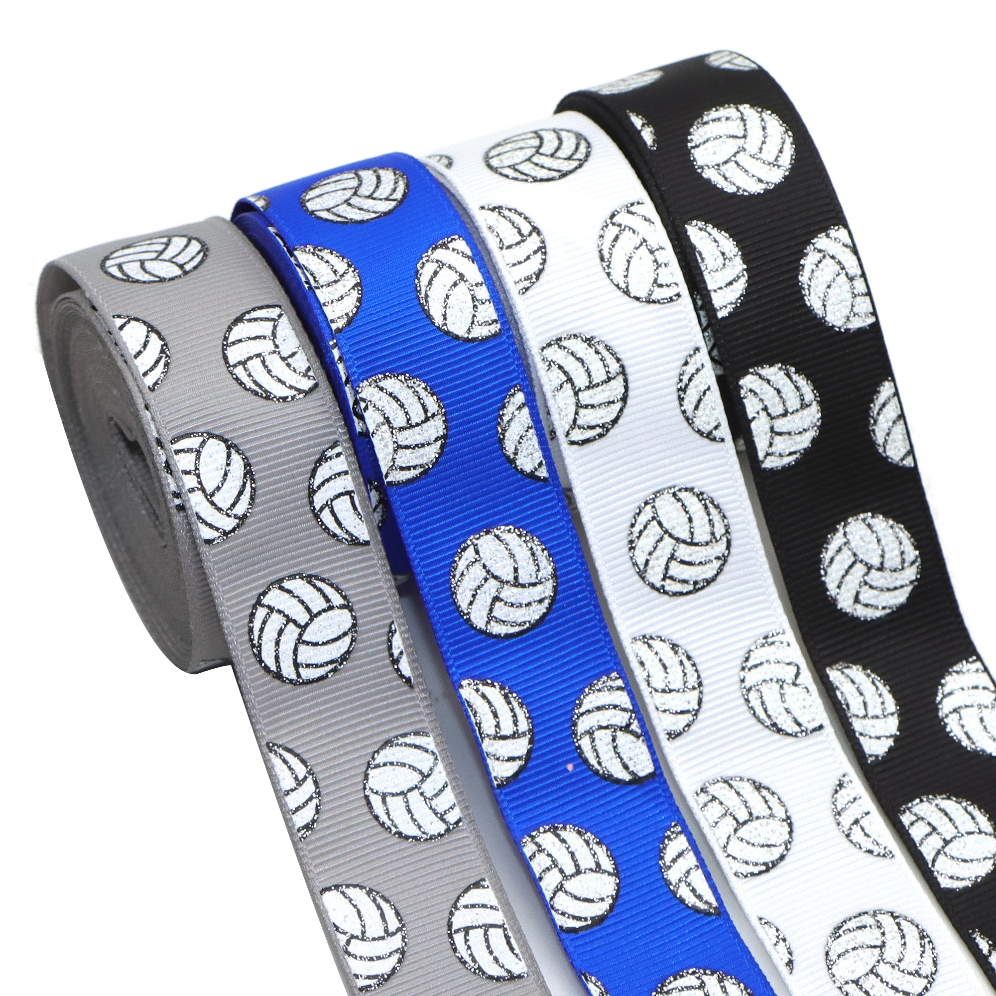 50-Yards-7-8-22mm-Baseball-Sports-Printed-Glitter-Grosgrain-Ribbon-For ...