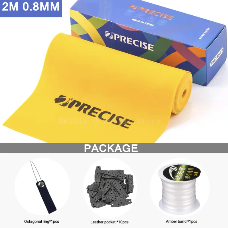 2Mx15CM-Rubber-Band-0-4-0-8mm-High-Elastic-Flat-Rubber-Band-Shooting ...