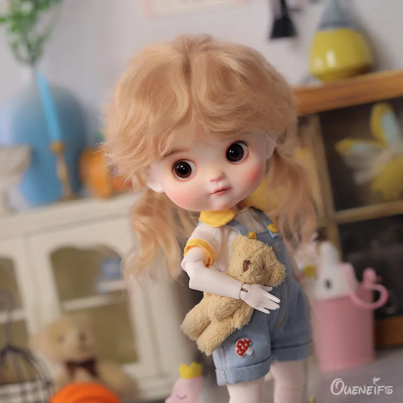 Tayce New Design Doll BJD 1/6 Omelet Body Suspenders curly Cute girl ...