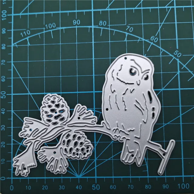 Diy Scrapbook Owl Metal Cutting Dies Embossed Carbon Die Paper Mold ...